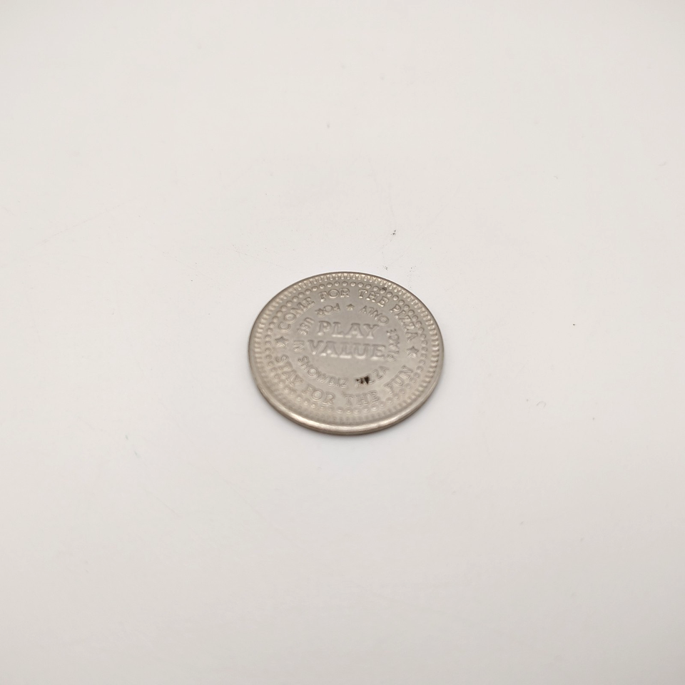 Showbiz Pizza Place Copper Nickel Token Play Value Circulated Vintage ...