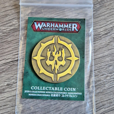Warhammer Underworlds Collectible Coin-Chaos-Aelves-Orruk-Gloomspite ...