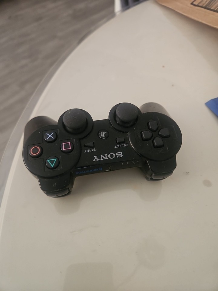 Authentic Sony Playstation 3 PS3 Genuine OEM Dualshock Ps3 Black ...