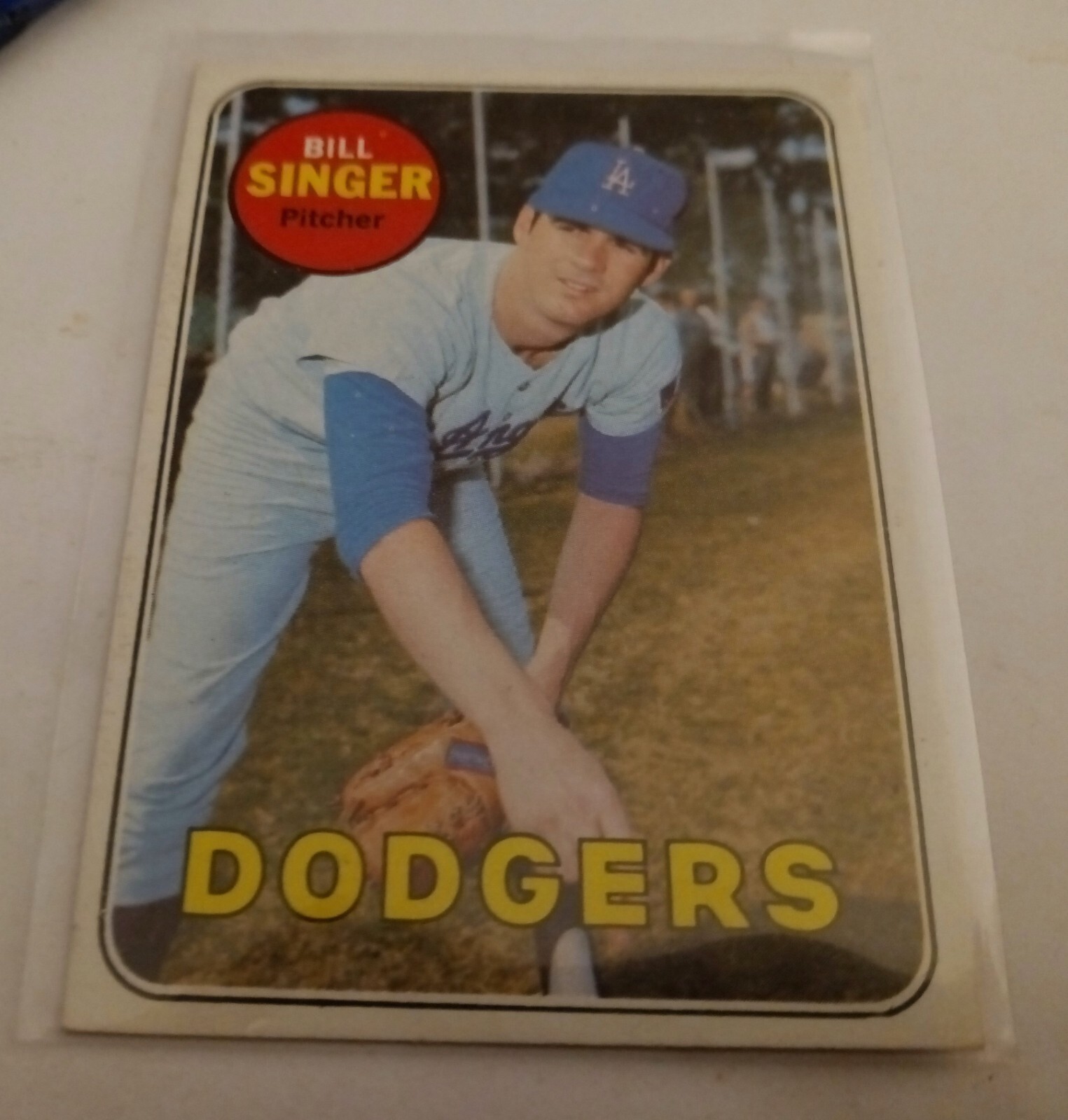 1969 BILL SINGER Topps MLB Baseball Card #575 NM LA Los Angeles Dodgers ...