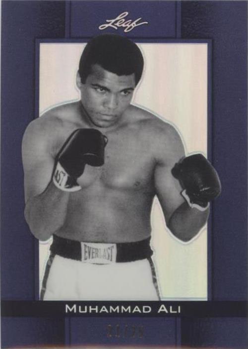 2011 Leaf Metal Ali - Muhammad Ali #77 Blue Prismatic /25 for sale ...