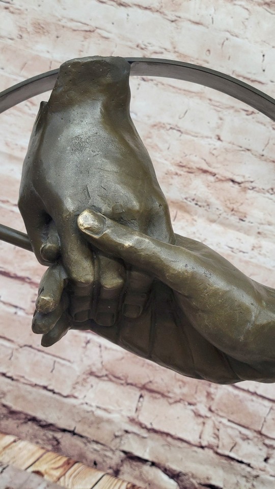 Abstract Surrealist Handshake Bronze Statue Sculpture Modern Art ...