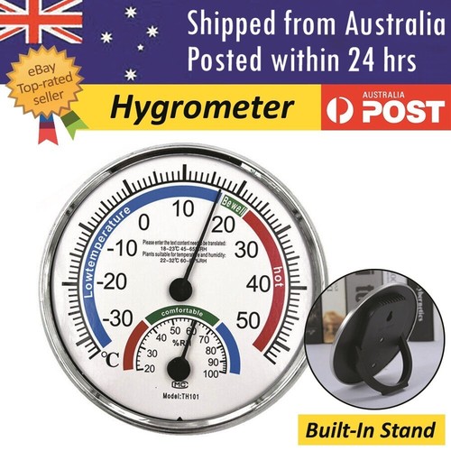 Household Analog Thermometer Hygrometer Temperature Humidity Monitor ...