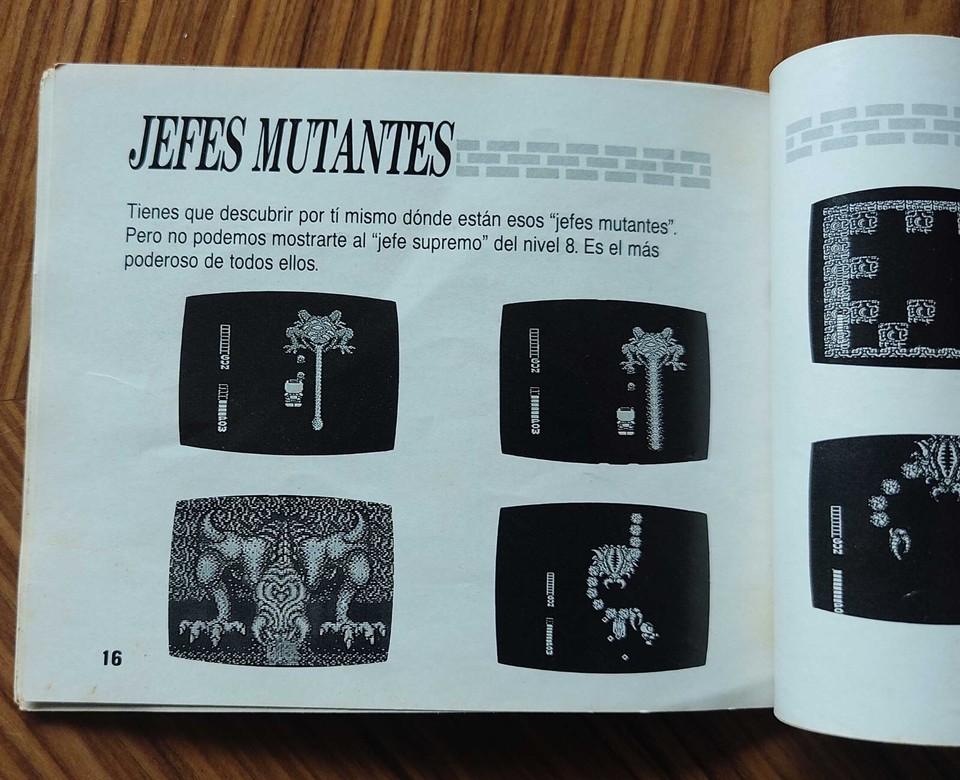 Manual Blaster Master español Nintendo NES con agujeros España Envio ...