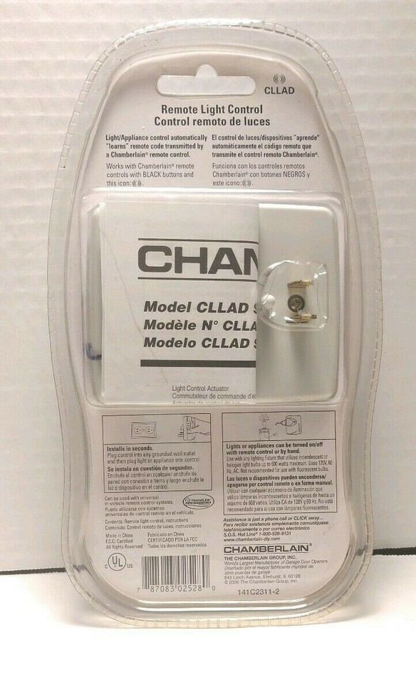 Chamberlain Remote Light Control 141C2311-2 (CLLAD) - NEW FAST SHIP ...