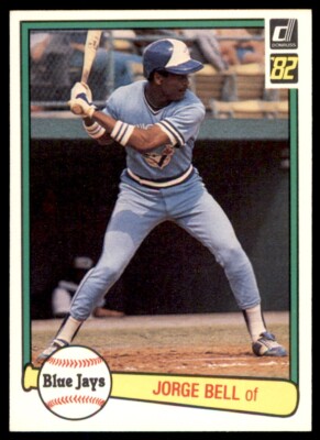 Jorge Bell 1982 Donruss Card# 54 RC | eBay