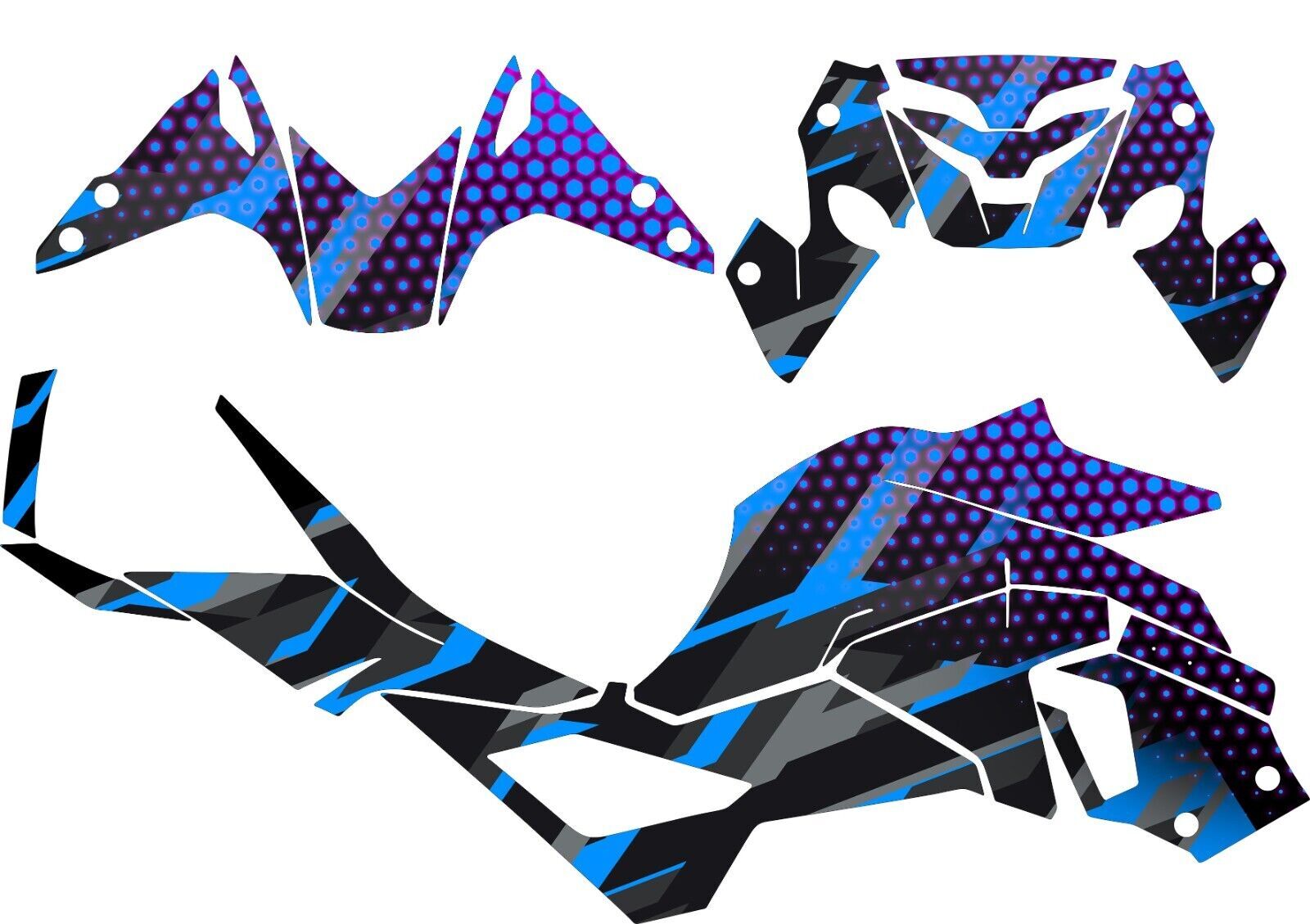 Honda MSX125 sticker Kit - Honda Grom sticker kit - msx graphics - grom ...