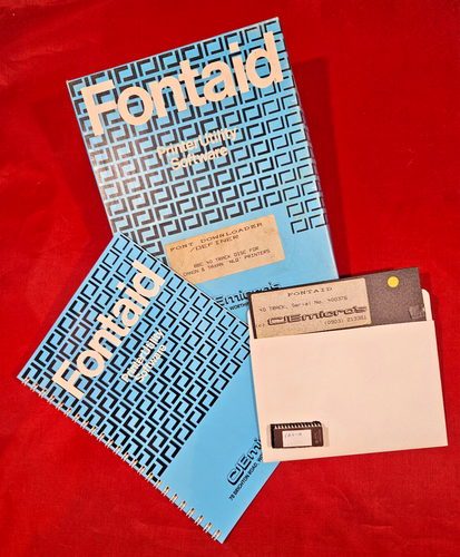 Fontaid Drucker Schriftart Downloader/Designer ROM, Disc & Anleitung für Canon | eBay.de