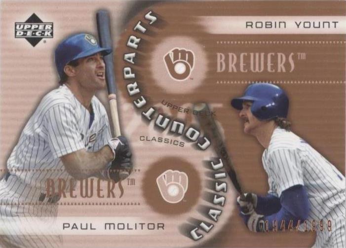 2005 Upper Deck Classics - Classic Counterparts Robin Yount, Paul ...