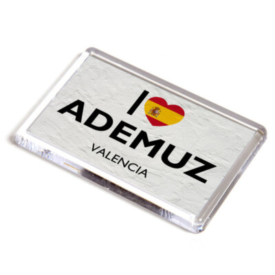 FRIDGE MAGNET - I Love Ademuz, Valencia - Spain | eBay