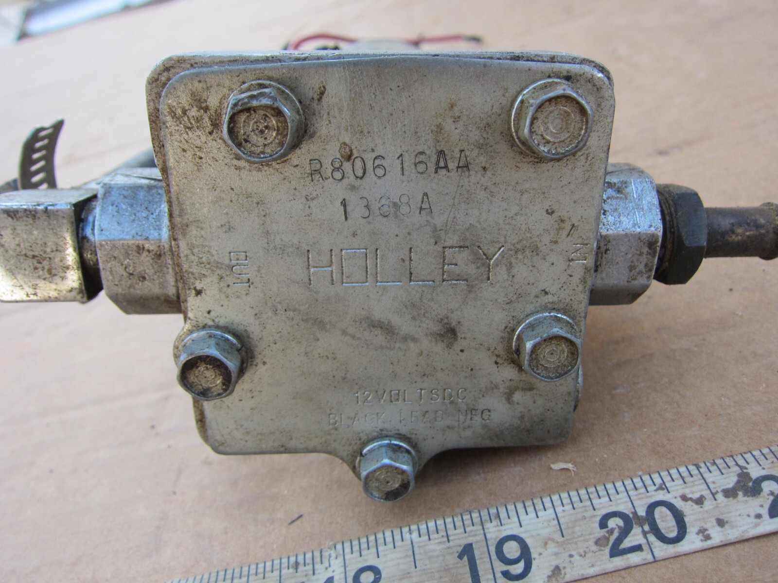 Holley R80616AA 12VDC Coil Fuel Pump, Used | eBay
