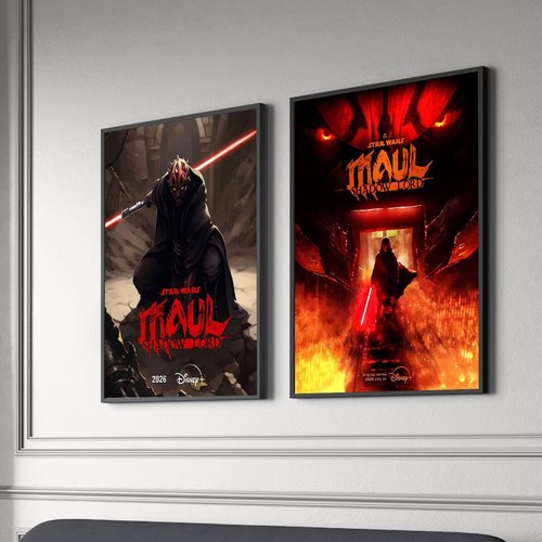 NEW! Star Wars Celebration Maul Shadow Lord Animated Series Poster ...