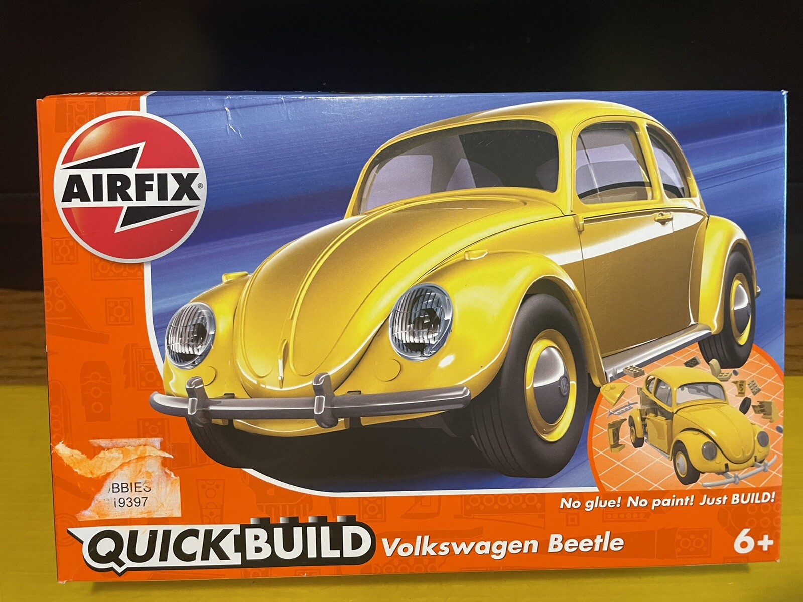 60’s VOLKSWAGEN BEETLE Plastic Model Kit Airfix Quickbuild NIB | eBay