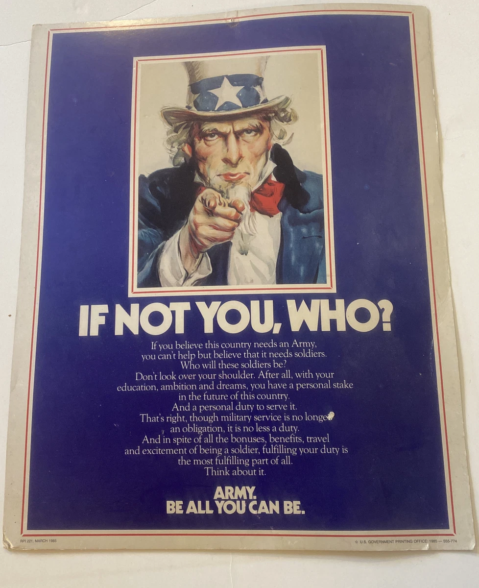 Uncle Sam Poster Without Words