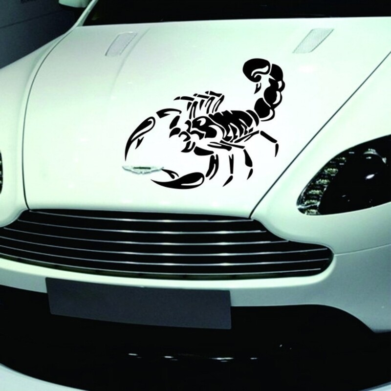 3D Car Sticker Decal Car Decoration Badge Black/White | eBay