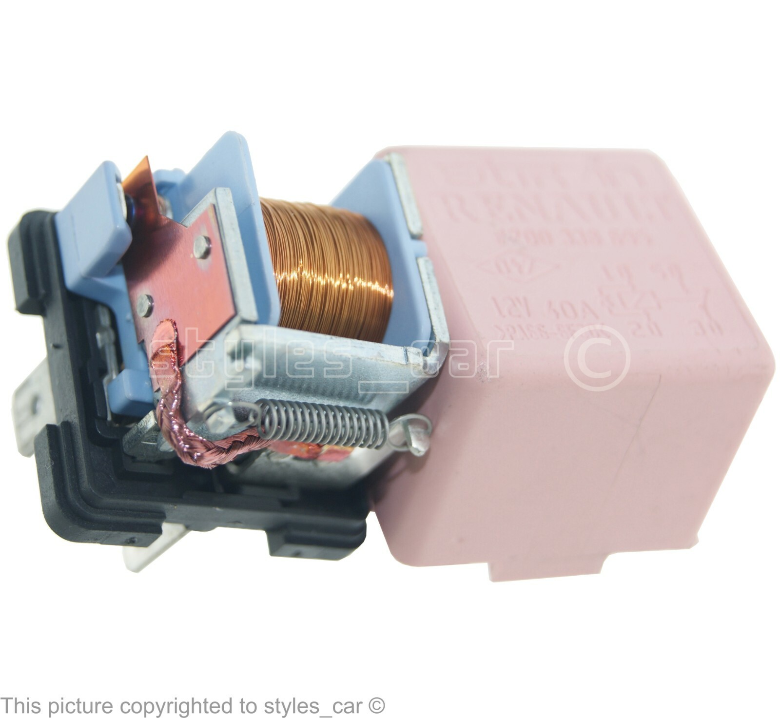 8200338695 Renault Scenic Laguna Megane Clio 4-Pin Light Pink Relay 40A ...