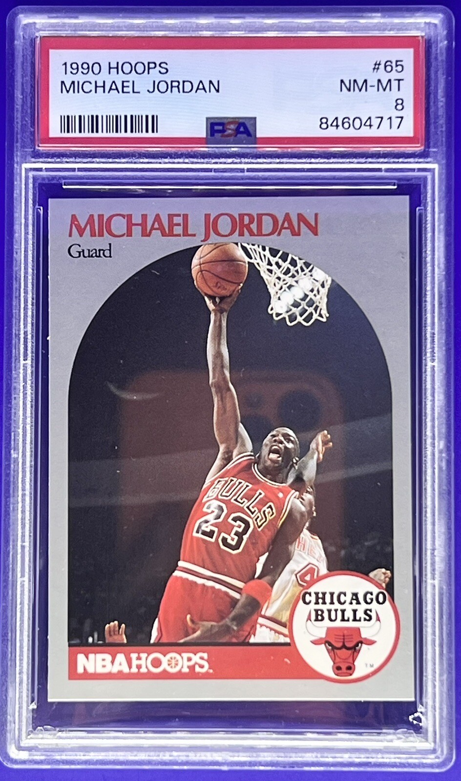 1990 Hoops Michael Jordan Bulls HOF GOAT PSA 8 NM-MT | eBay