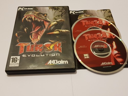 Turok Evolution PC CD ROM Game Acclaim 2003 Retro Action Shooter ...