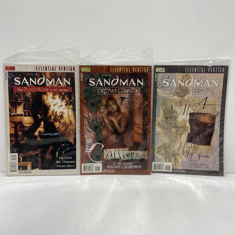 DC Essential Vertigo Sandman & Books of Magic Comic Book Assortment | eBay