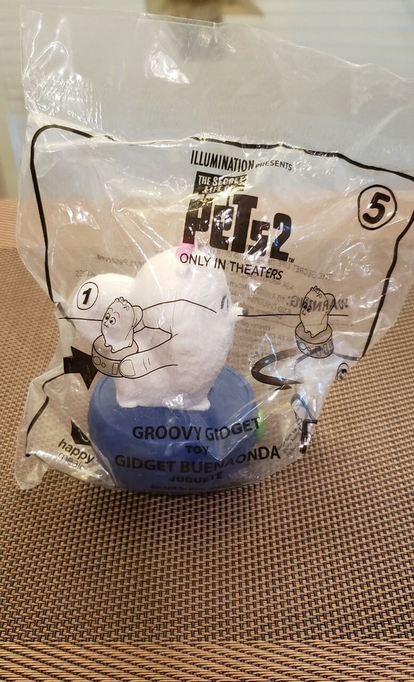 The Secret Life of Pets Groovy Gidget #5 McDonald's Happy Meal Toy 2019 ...