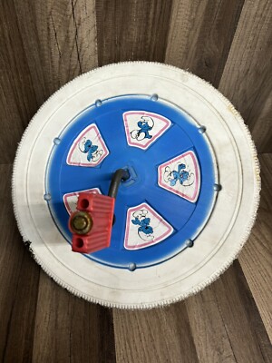 Smurf Power Cycle Big Wheel Front Wheel With Pedals Part Coleco Smurfs ...