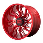 XD SERIES XD858 Tension Rim 22X10 8X165.1 Offset -18 Red Milled ...
