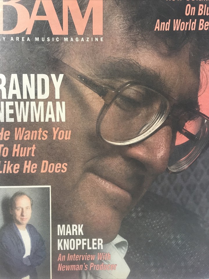 BAM Magazine 1988 #294 Randy Newman Cover Mark Knopfler Blues World ...