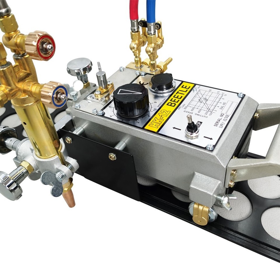 110V HK-12 Torch Track Burner Portable Gas Cutting Machine with Two ...