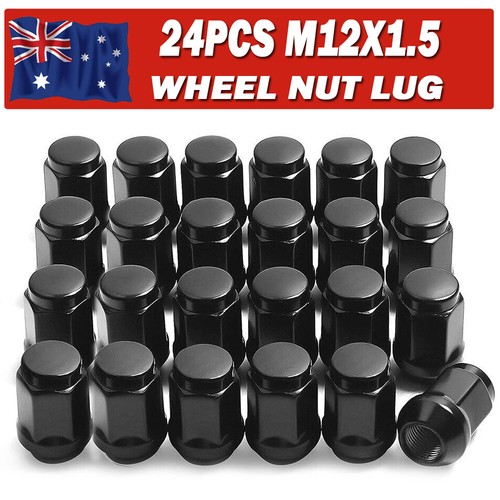 24x M12x1.5 Wheel Nut Lugs For HiLux 4WD Ford Falcon Triton Bravo BT50 ...