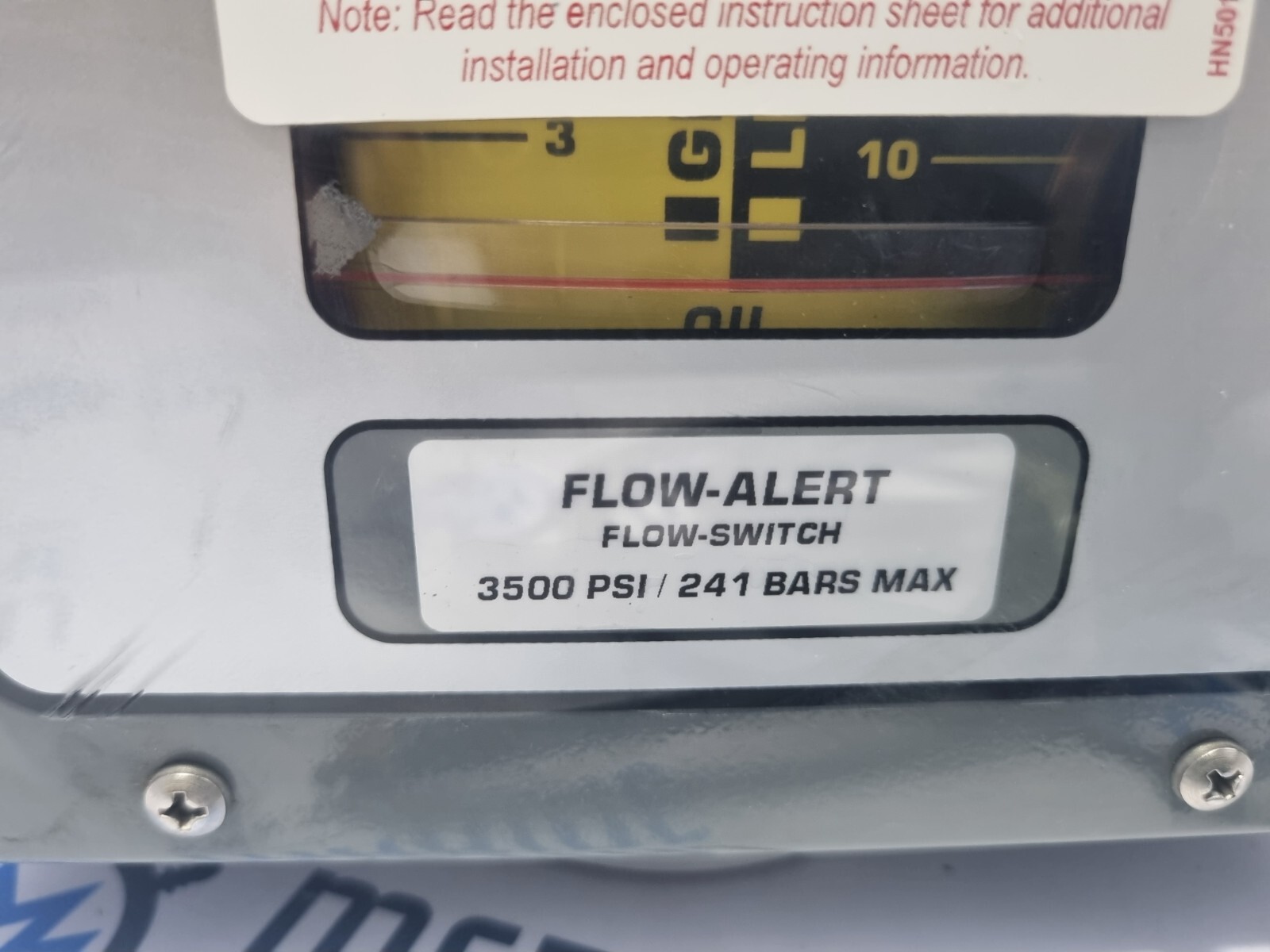 Hedland H802A-030-F1 Flow Alert Flow Switch 3500PSI / 241 Bars Max ...