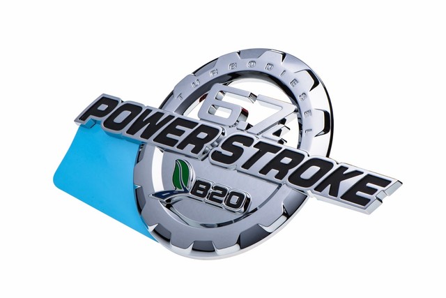 2x OEM Black 7.3l Powerstroke Emblem Power Stroke Badge Z for Ford F250 ...