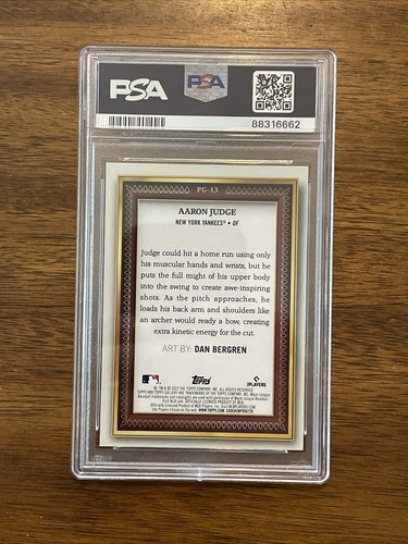 2022 Topps Gallery - Portrait Gallery Aaron Judge #PG-13 for sale ...