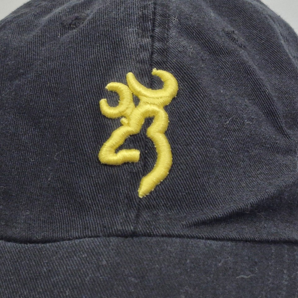 Browning Firearm Hat Twill Pipe Brim Black Cotton Ball Cap | eBay