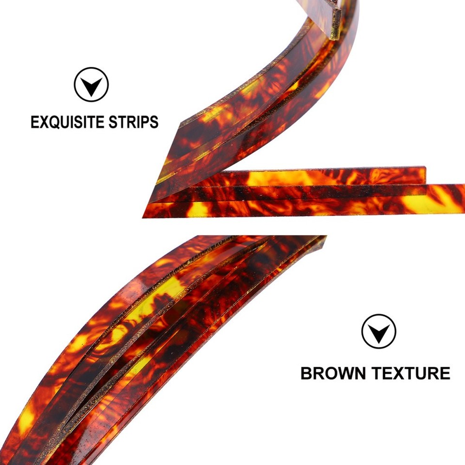 2pcs ABS Binding Purfling Strips Trim Inlay Parts for Guitar Bass ...