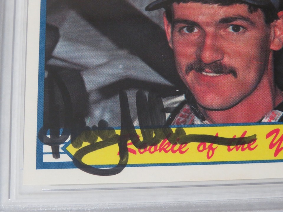 Davey Allison NASCAR Signed Autograph Auto 1988 Maxx Rookie Card 40 BAS ...