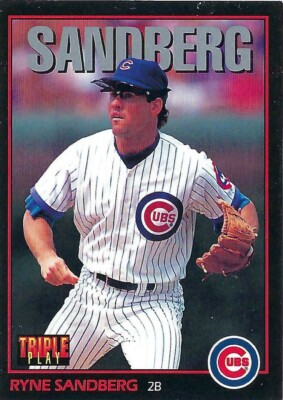 1993 Triple Play Ryne Sandberg -Chicago Cubs | eBay