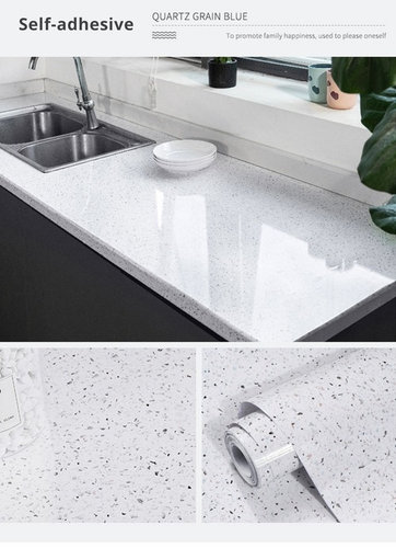 Marble Wall Stickers Countertops Waterproof Granite Self-adhesive ...