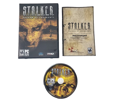 Stalker: Shadow of Chernobyl Manual Case Disc & CD Key 2006 DVD-ROM PC ...