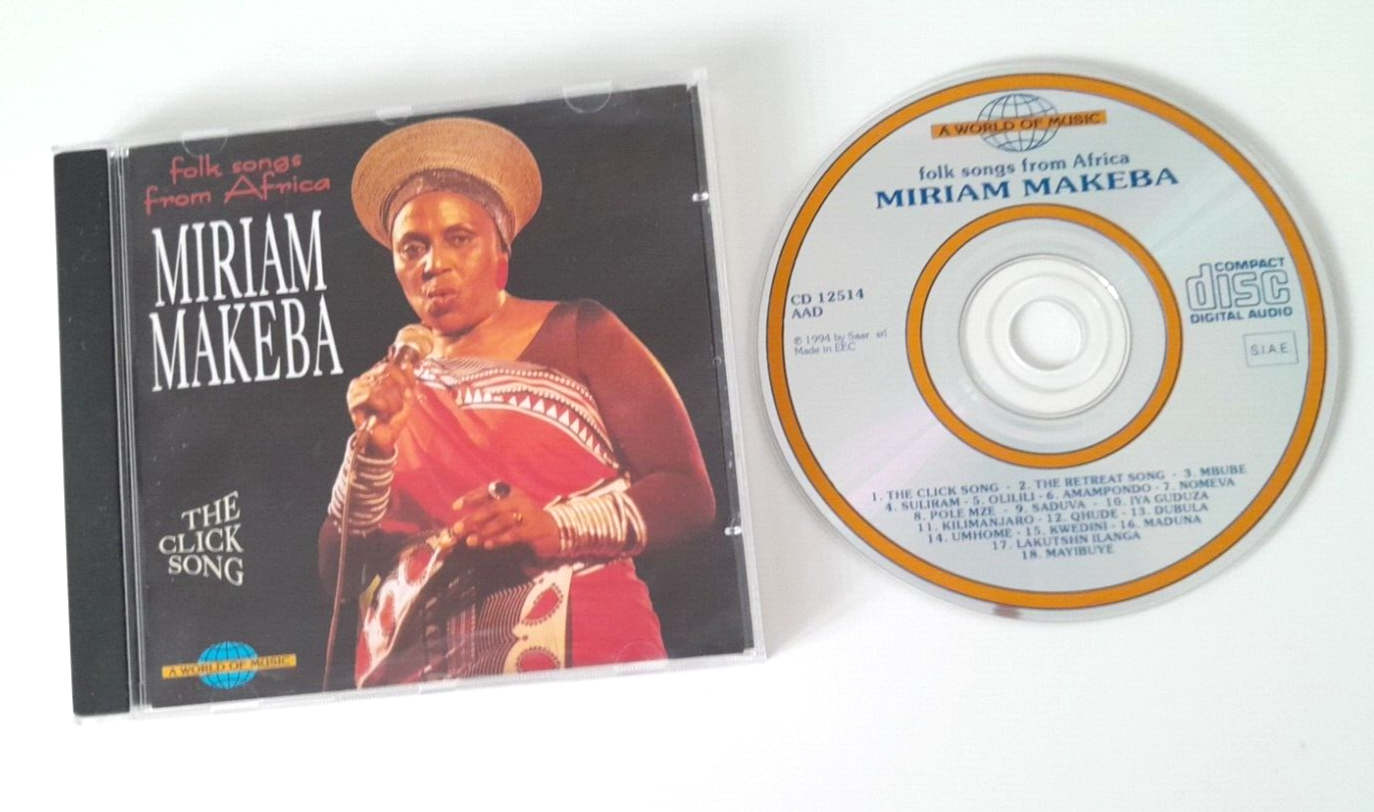 Miriam Makeba - Folk Songs From Africa (CD 1994) for sale online | eBay