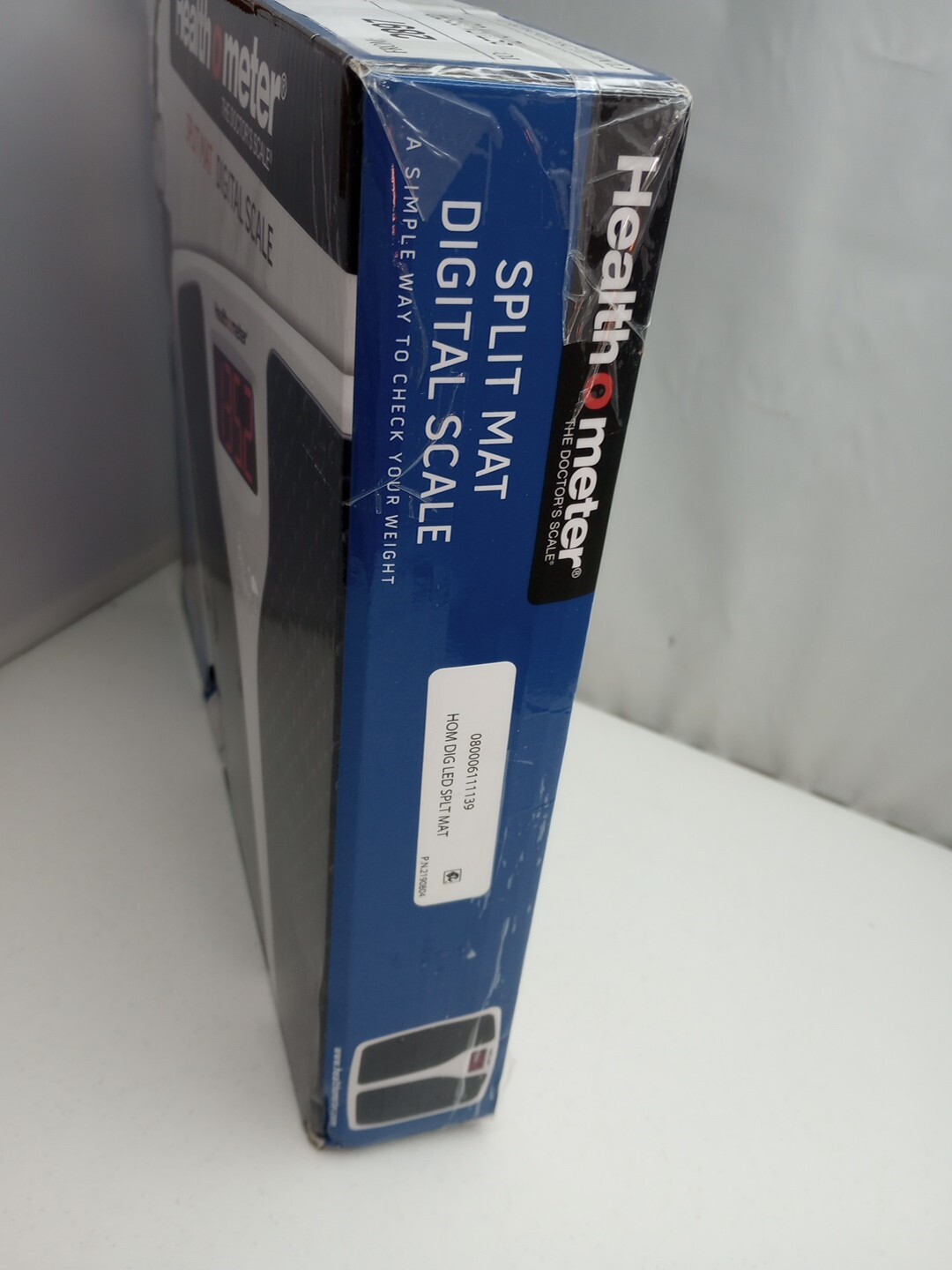 HEALTH O METER 350LB CAPACITY SPLIT MAT DIGITAL BATHROOM SCALE for sale ...