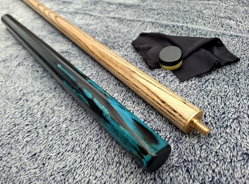 GORGEOUS 3/4 POOL BREAK CUE- 20.5oz HAND MADE Heavyweight Ash 145cm ...