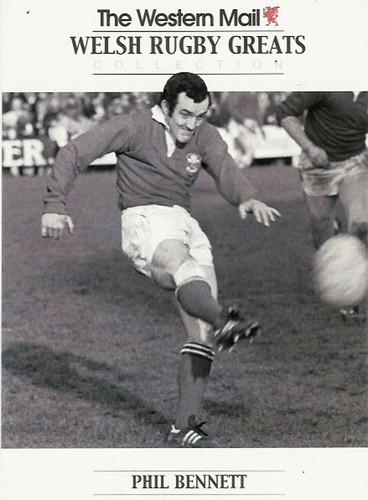 Phil Bennett, Wales WESTERN MAIL "Welsh Rugby Greats Collection" Rugby ...
