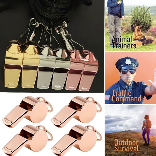 Rugby Stainless Steel Whistles Cheerleaders Metal Whistle Cheerleading ...