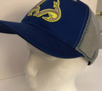 Q3 Hat Realtree Realtree Logo Blue with Gray Mesh Back Fishing Cap RARE ...