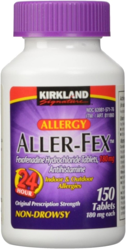 Signature Aller-Fex 180mg, 150 Tablets - Adult Allergy Support ...