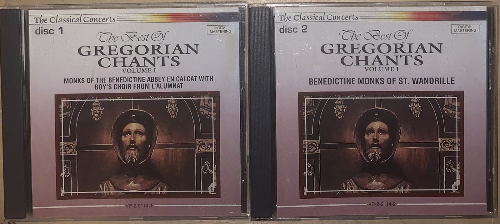 The Best of Gregorian Chants Vol. 1 (2 CDs, Madacy) 2 Disc Set - Monks ...