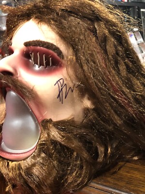 WWE Bray Wyatt 'The Fiend' Head Lantern! SIGNED/AUTOGRAPHED Works! NEW ...