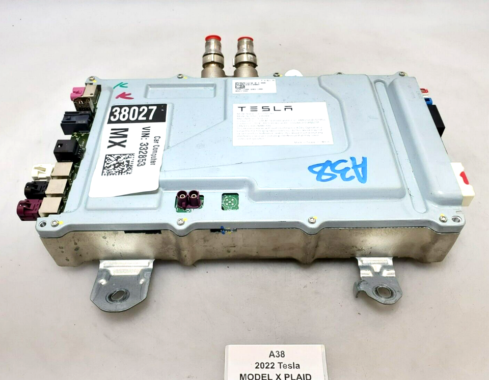 2021-2023 OEM Tesla Model X S Plaid ECU Car Computer MCU Z Fused 13k | eBay