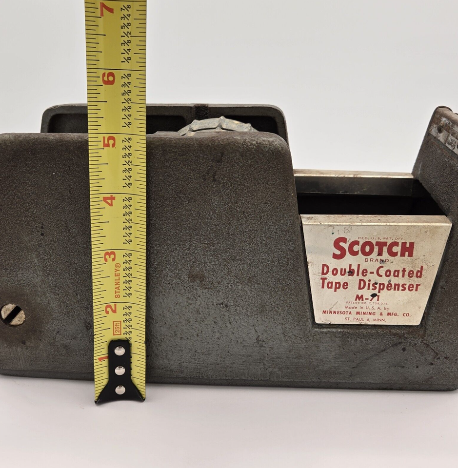 Vintage Scotch M71 Double-Coated Tape Dispenser Heavy Duty Minnesota ...