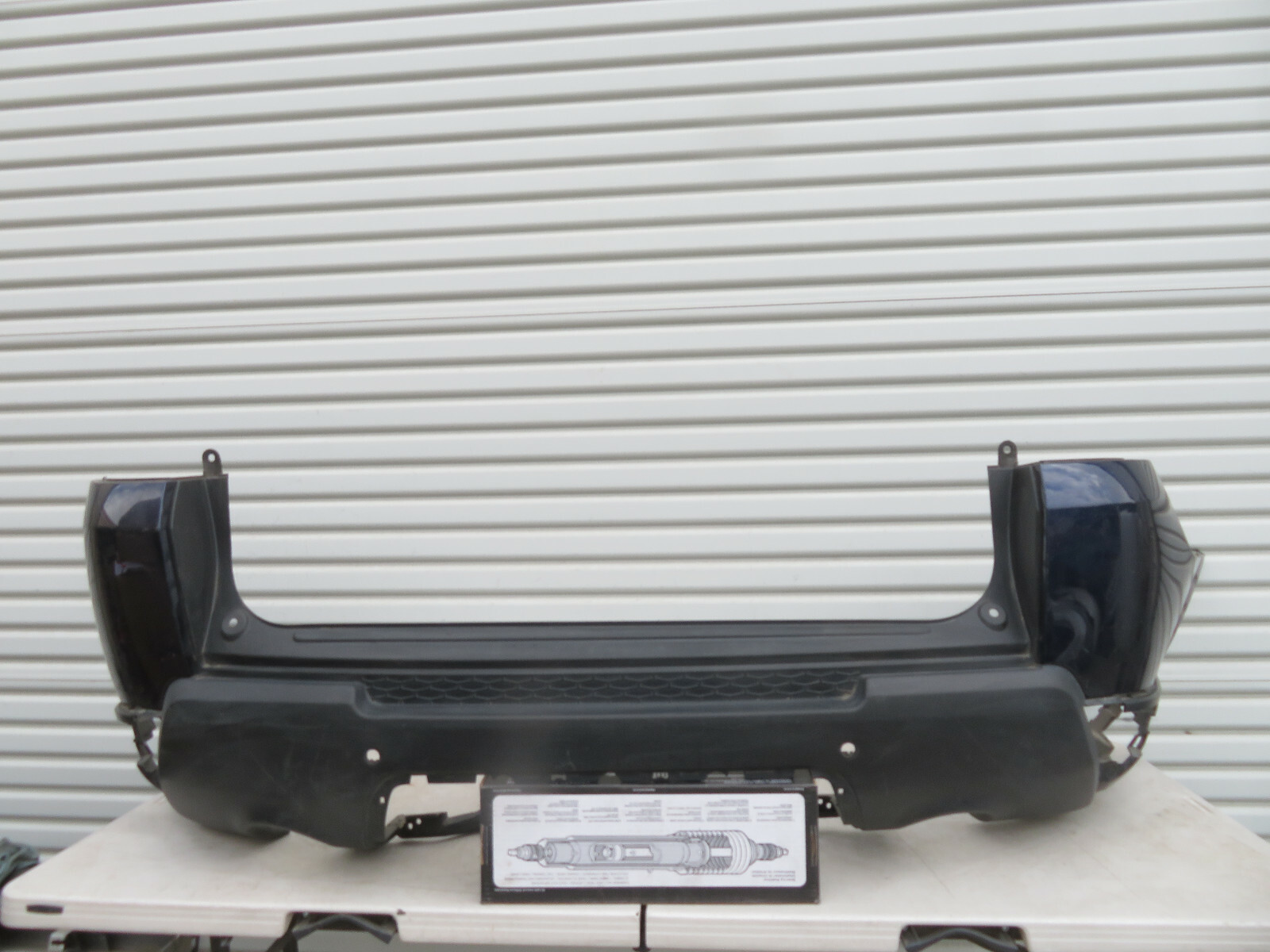 2014-2016 RANGE ROVER SPORT REAR BUMPER COVER L494 OEM LOIRE BLUE DK62 ...